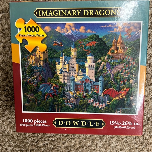 Dowdle | Games | Imaginary Dragons 00 Piece Puzzle From Dowdle Puzzles ...
